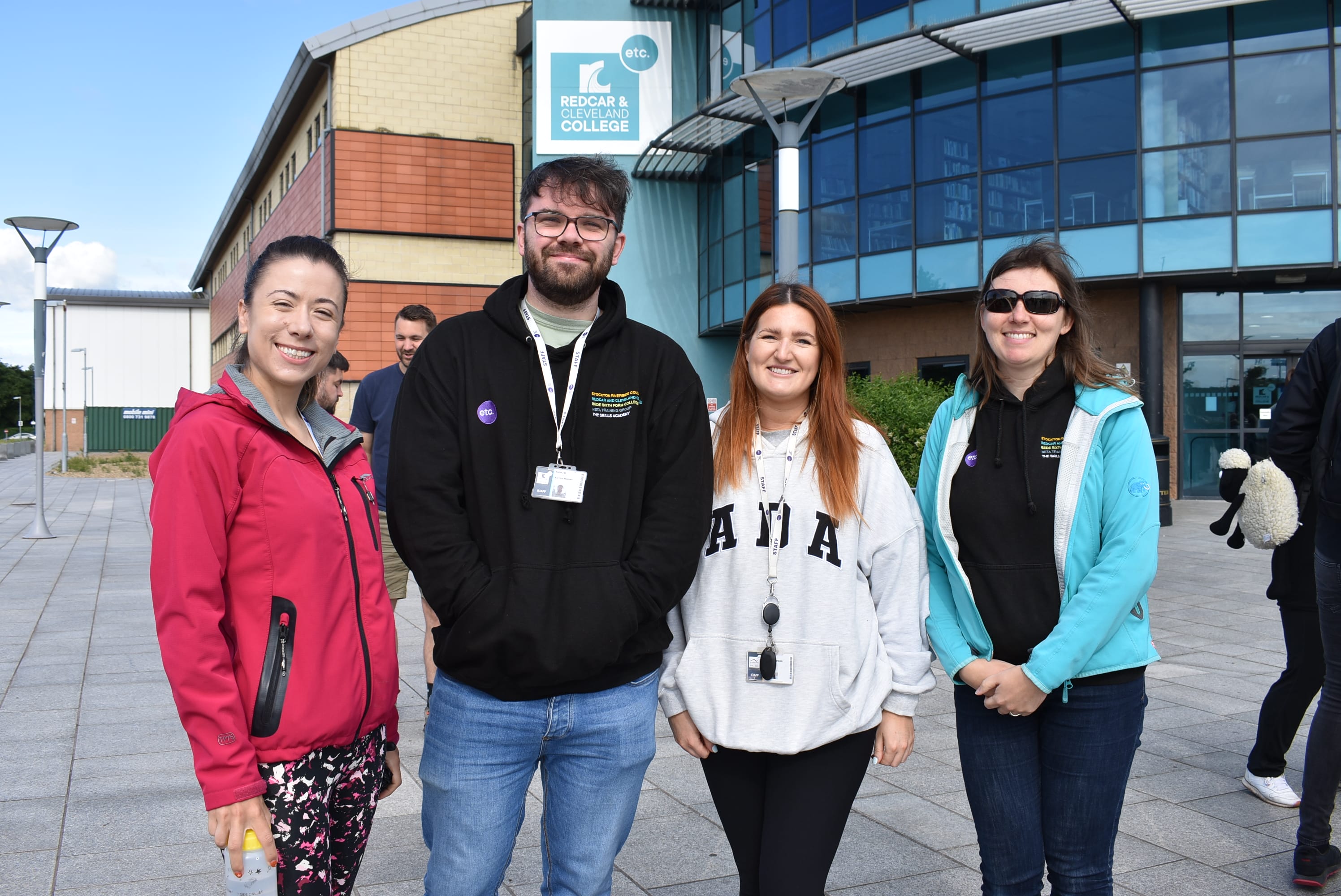 College staff make “Time for Teesside” | Redcar & Cleveland College